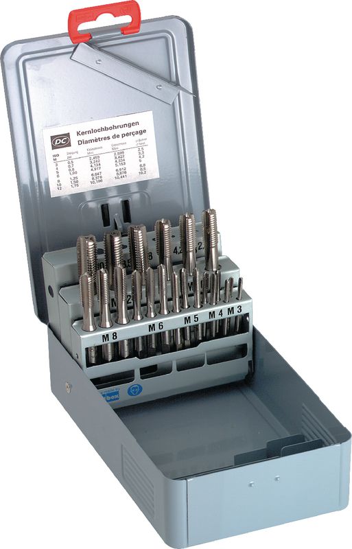 DC Sortiment Hand-Gewindebohrer Metrisches ISO-Gewinde | BRW-DE