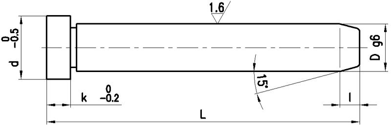Guide pin without snug fit | BRW-DE
